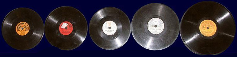 1920s Juke Box featuring records from Woolworth's