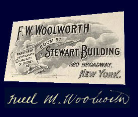 Biography of Fred Moore Woolworth - Founding MD of the British Woolworths